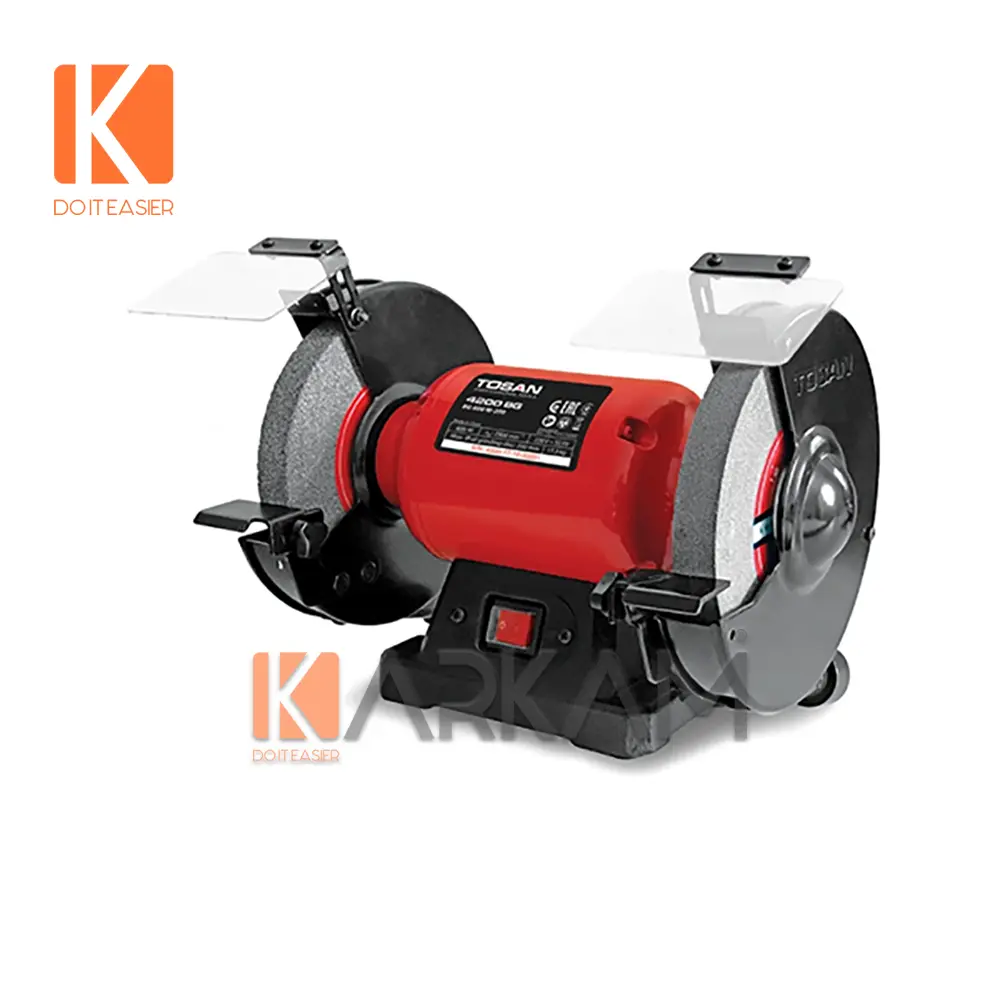 سنگ رومیزی 200 میلیمتر 600 وات 4200BG توسن - فروشگاه ابزار و یراق کارکم